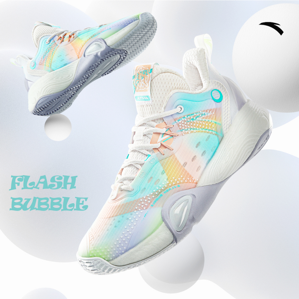รองเท้ากีฬา รองเท้าบาสเก็ตบอล ANTA FLASH BUBBLE เหมาะกับใส่กลางแจ้ง ...