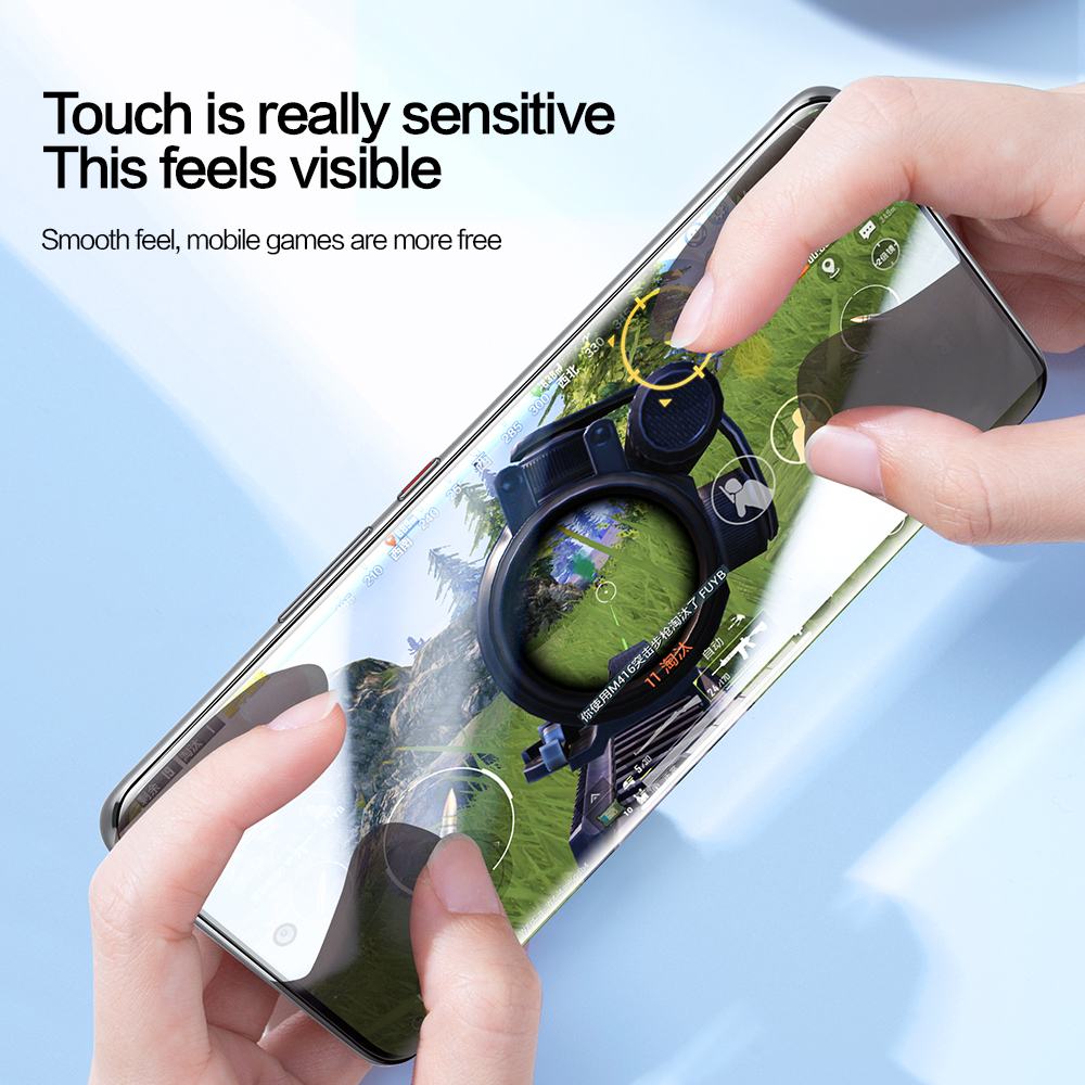 SmartDevil ฟิล์มไฮโดรเจลกันรอยนิ้วมือ แบบเต็มจอ ทรงโค้ง สําหรับ Huawei nova8pro nova8pro ...