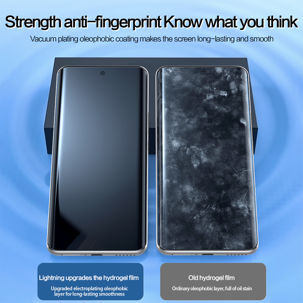 SmartDevil ฟิล์มไฮโดรเจลกันรอยนิ้วมือ แบบเต็มจอ ทรงโค้ง สําหรับ Huawei nova8pro nova8pro ...