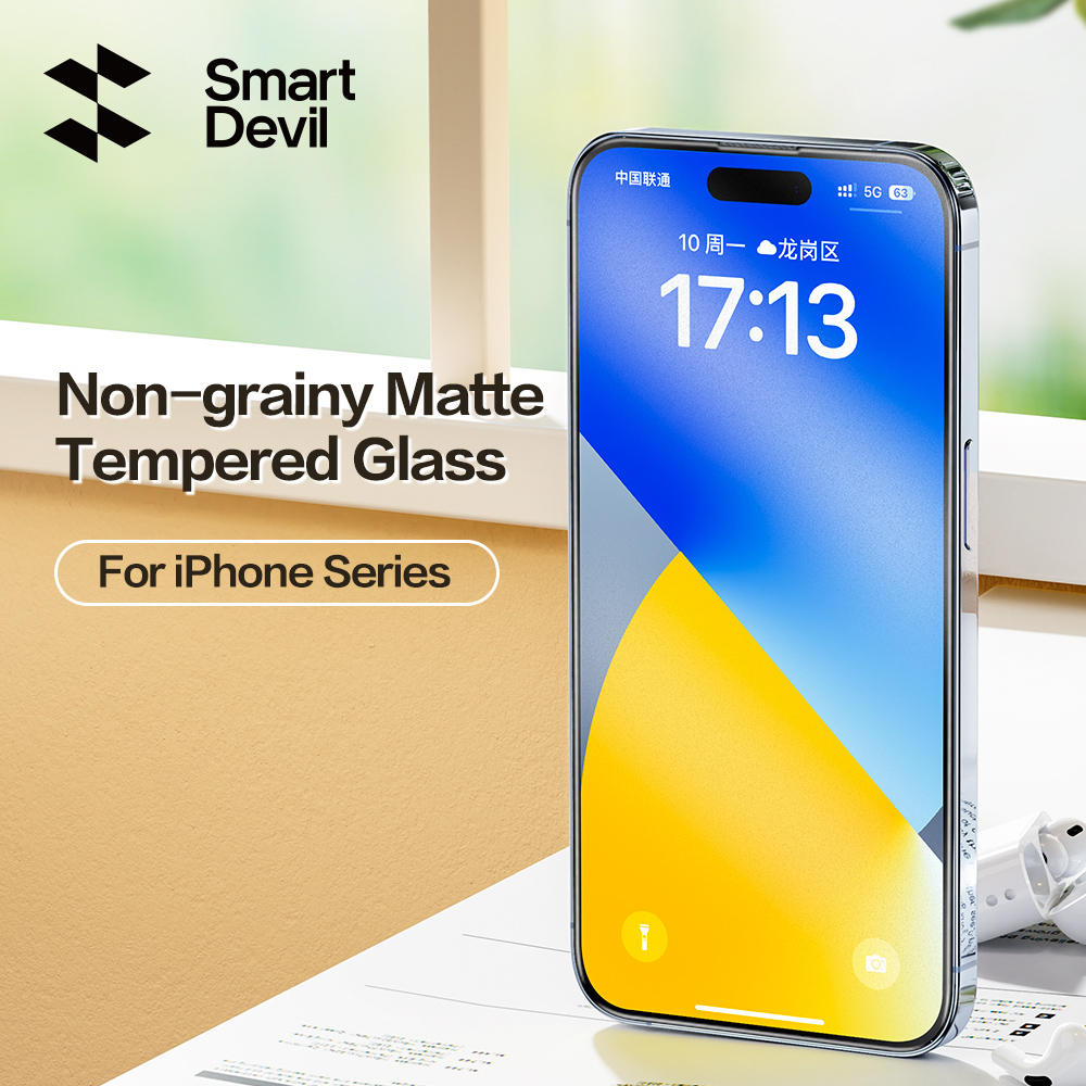 SmartDevil ฟิล์มกระจกนิรภัยเซรามิค เนื้อแมตต์ กันแอบมอง สําหรับ ...