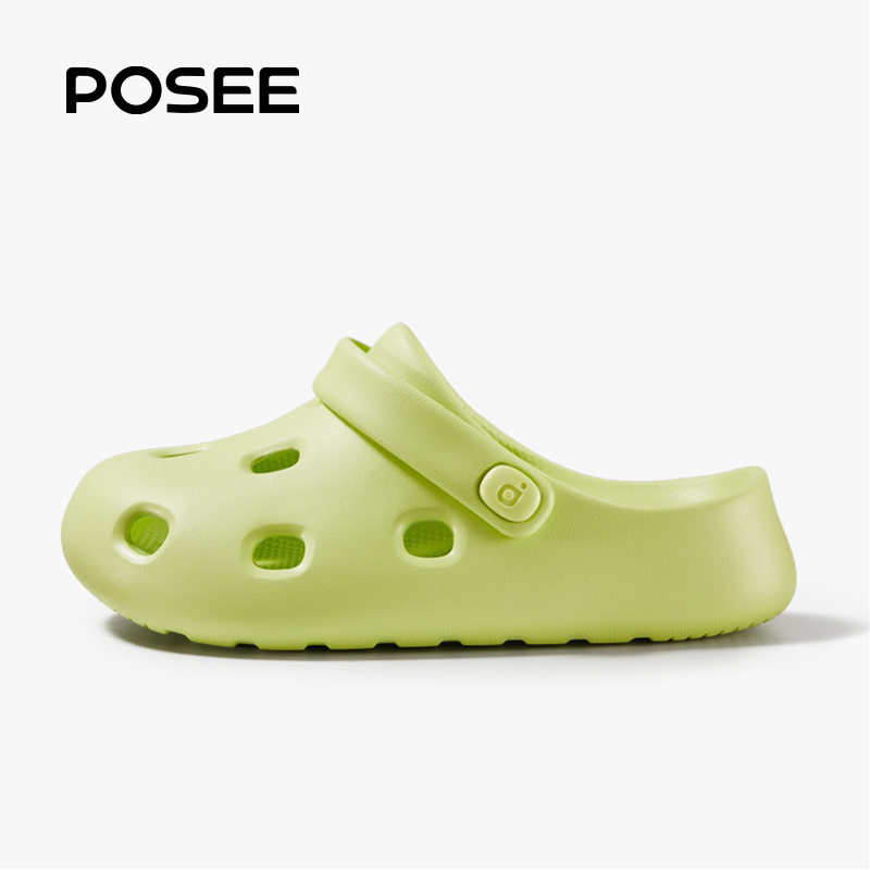POSEE BEAN Croc-style รองเท้าหัวโต รองเท้าหัวโต รัดส้นหัวโต รองเท้าแตะ ...