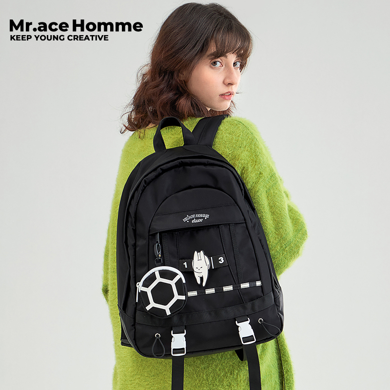 Mr.ace Homme Rabbit Series Backpack กระเป๋าเป้สะพายหลัง กันน้ํา สไตล์ ...