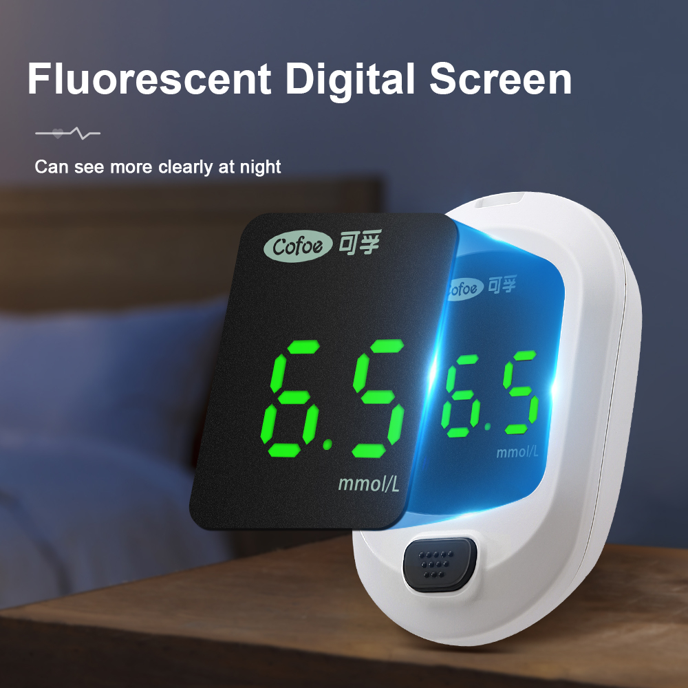 Cofoe Yice ชุดเครื่องวัดน้ําตาลในเลือด เบาหวาน พร้อมแถบทดสอบ 100 ชิ้น และมีดหมอ - cofoemedical ...