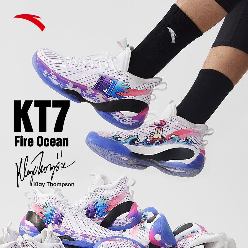 Anta KT7 Klay Thompson รองเท้ากีฬา รองเท้าบาสเก็ตบอล ไนโตรเจน ระบาย ...