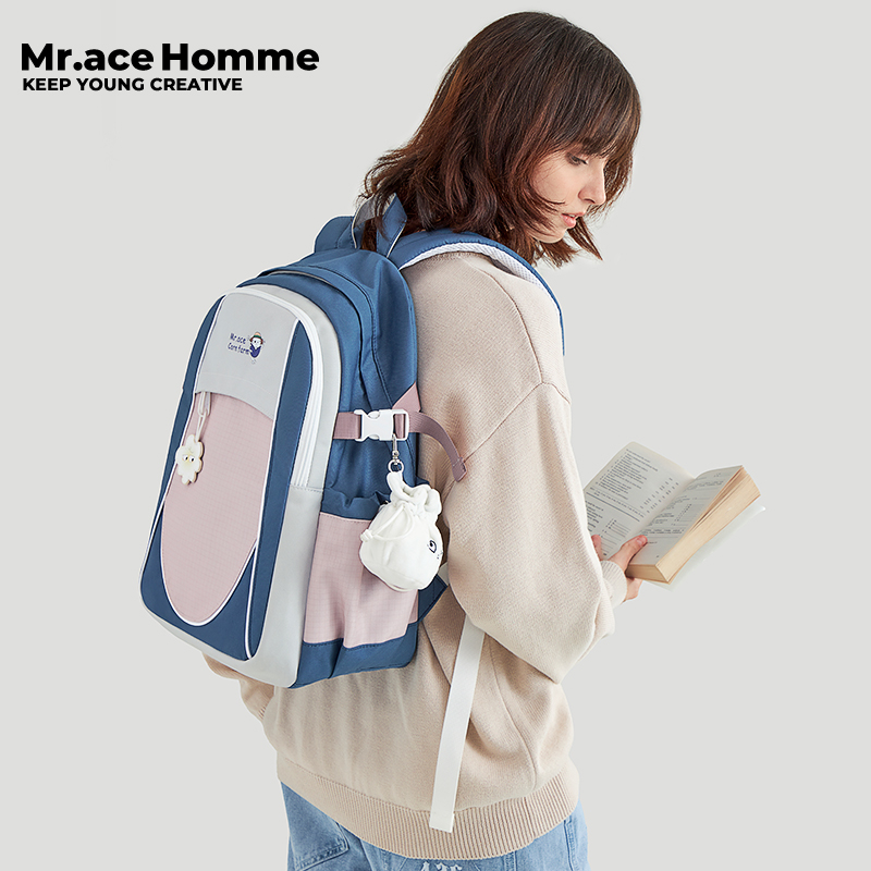 Mr. ace Homme Farm Series backpack กระเป๋าเป้สะพายหลัง กระเป๋าใส่แล็ปท็ ...