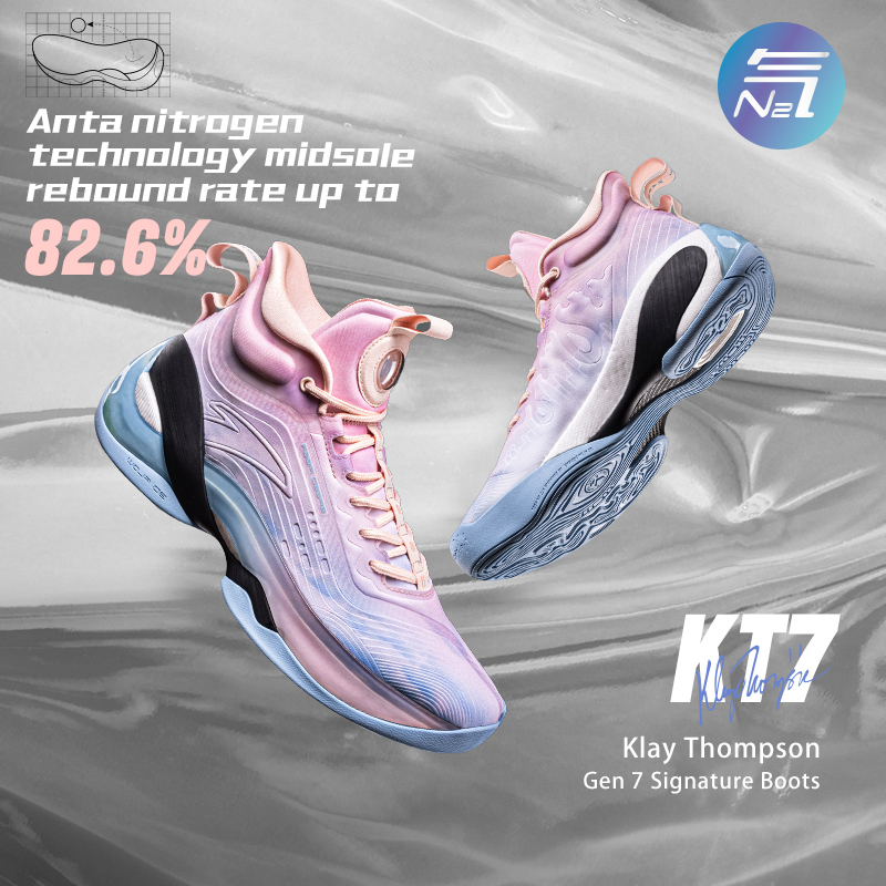 Anta KT6 Light Cavalry 6 Klay Thompson รองเท้ากีฬา รองเท้าบาสเก็ตบอล ระบายอากาศ สําหรับผู้ชาย ...