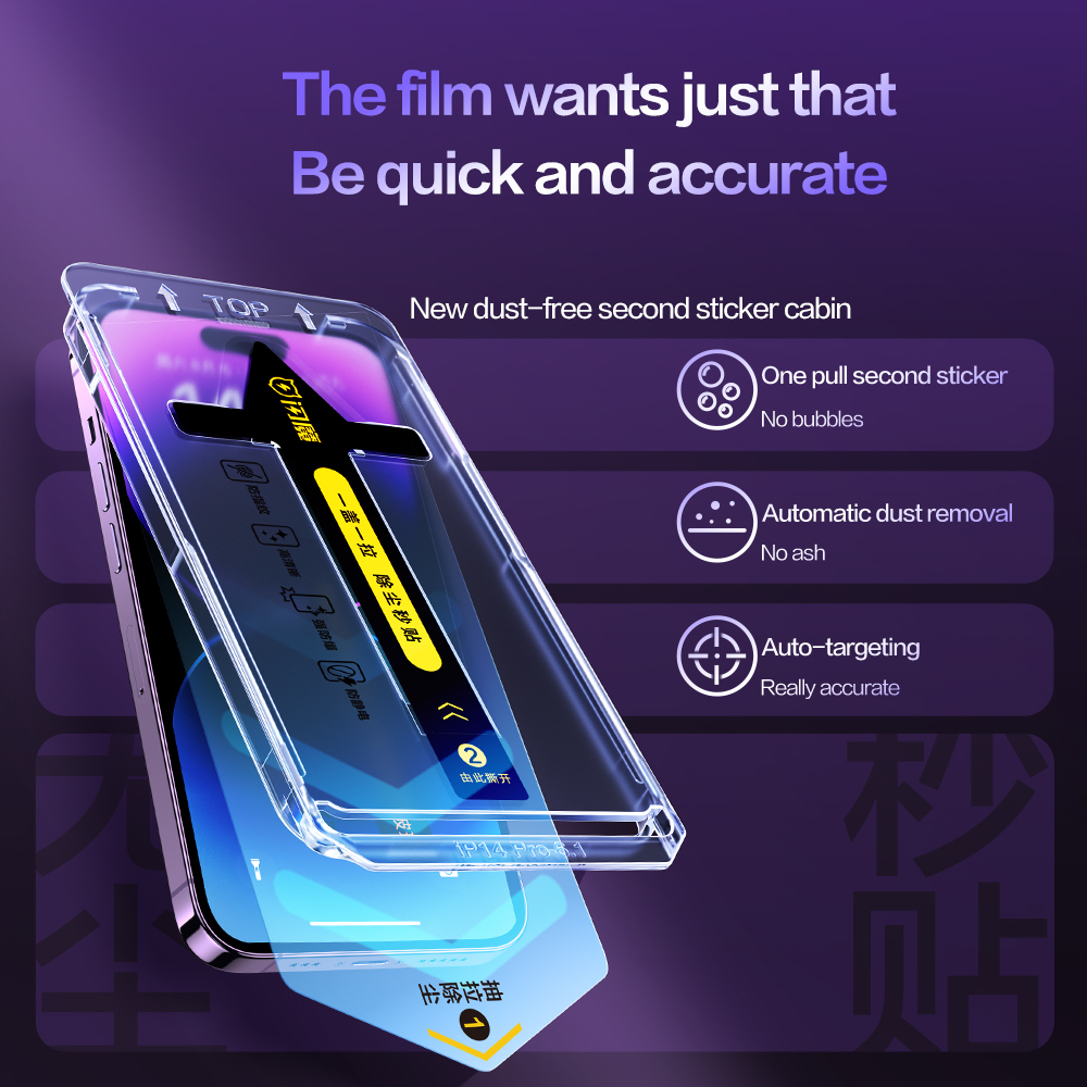 SmartDevil Second Stick กระจกนิรภัยกันฝุ่น แบบเต็มจอ สําหรับ iPhone 12 13 14 Series - smartdevil ...