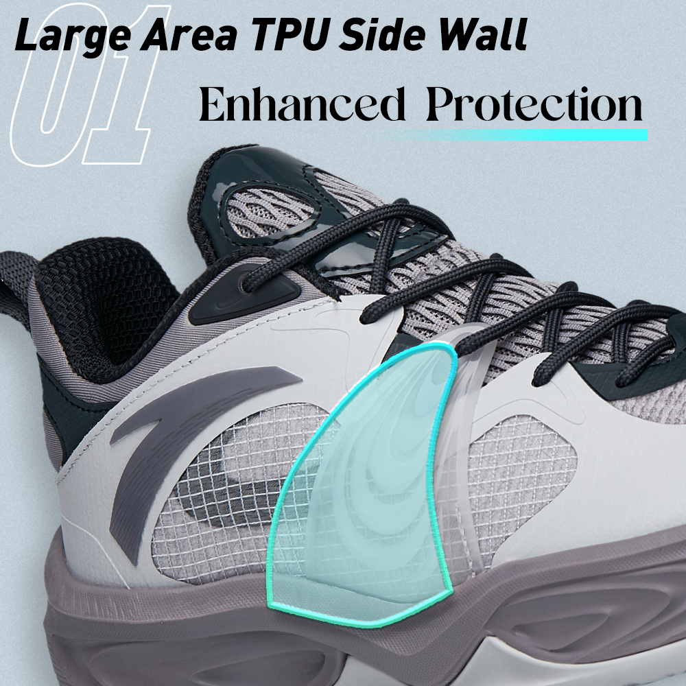 รองเท้ากีฬา รองเท้าบาสเก็ตบอล ANTA WIND TUNNEL 3 ป้องกันการลื่นไถล ...