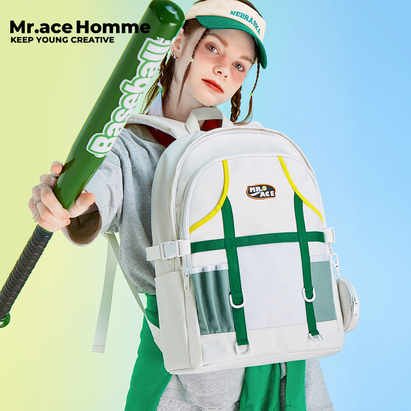 Mr. ace Homme Laptop Backpack กระเป๋าเป้สะพายหลัง กระเป๋านักเรียน ความ ...