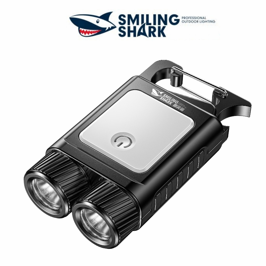 Smiling Shark Strobe Light กระฟริบ ไฟเตือนสีแดงและสีน้ำเงิน ไฟไหล่ ไฟ ...