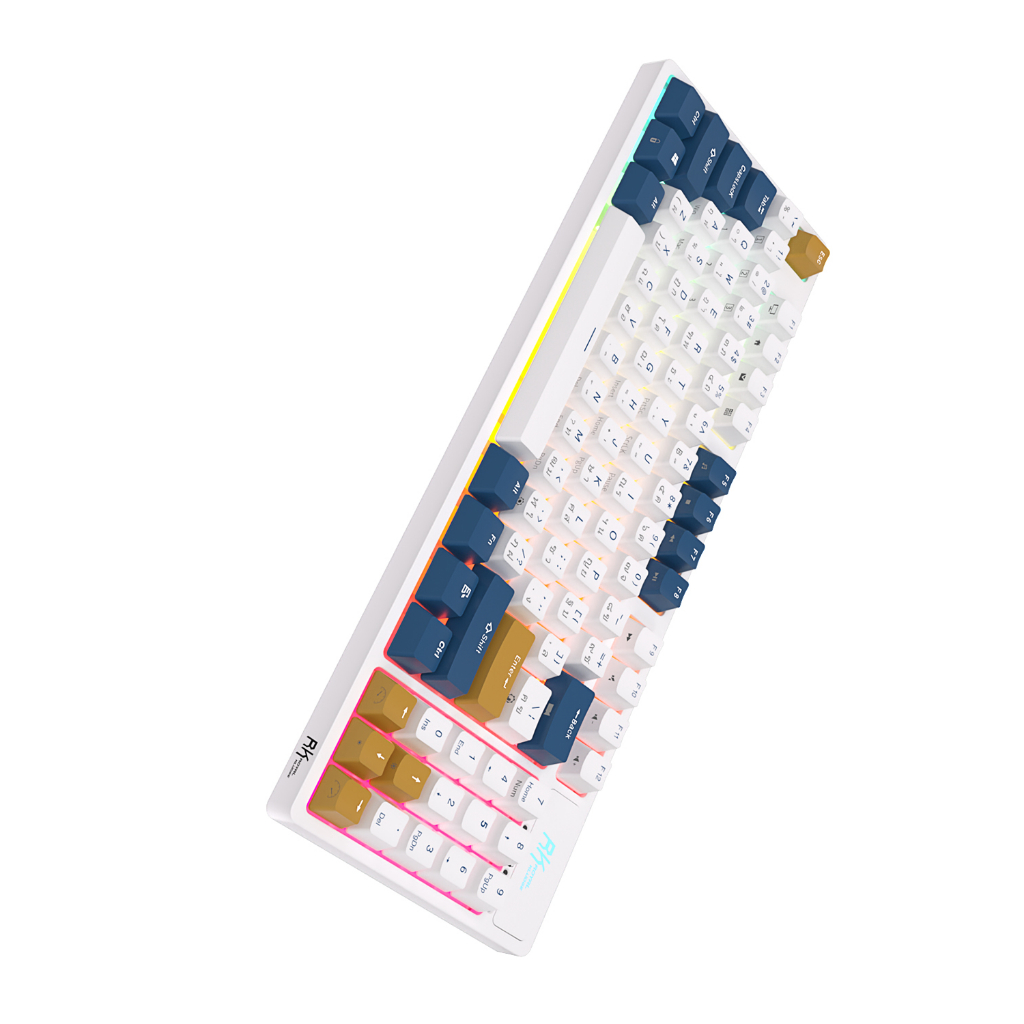 Royal Kludge RK89 คีย์บอร์ดเมคคานิคอล RGB 89 คีย์ สีขาว - RK ROYAL ...