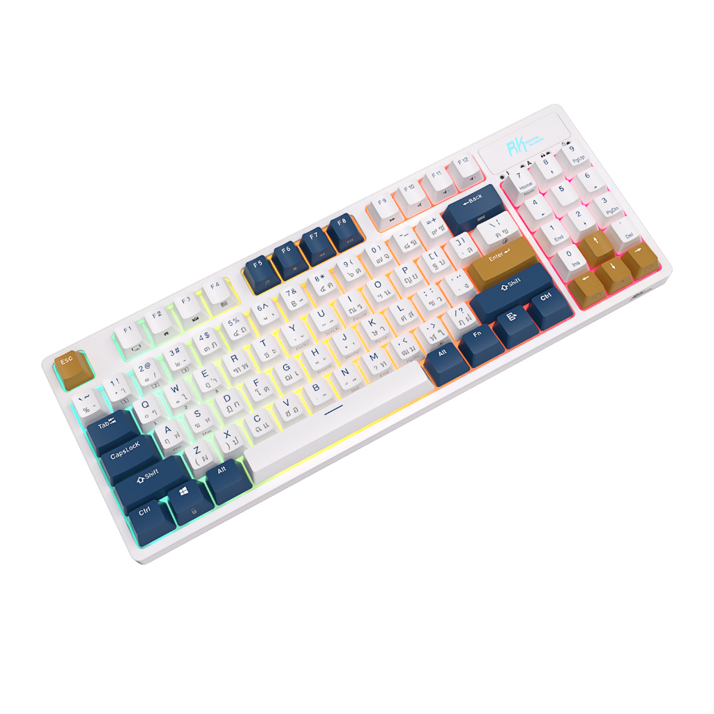 Royal Kludge RK89 คีย์บอร์ดเมคคานิคอล RGB 89 คีย์ สีขาว - RK ROYAL ...