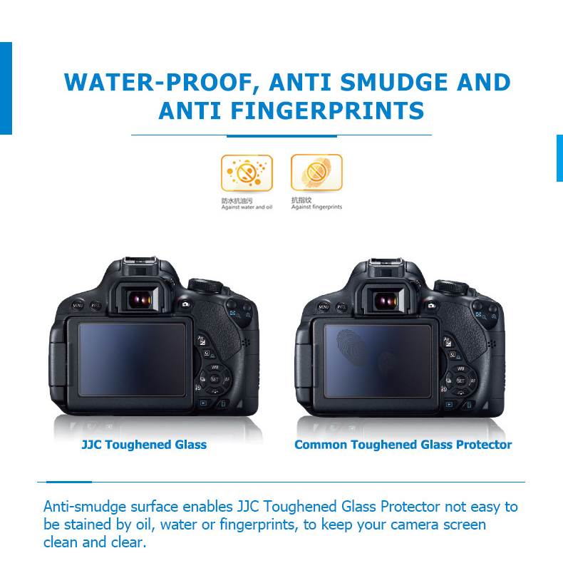 JJC กระจกนิรภัยกันรอยหน้าจอ HD สําหรับกล้อง Fujifilm X-T1 X-T2 - jiwei.th - ThaiPick