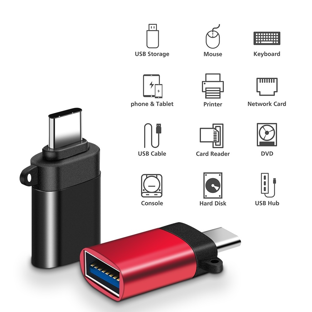USB ความเร็วสูง 4 พอร์ตฮับ USB 3.0 Type-C HUB Adapter สำหรับ PC ...