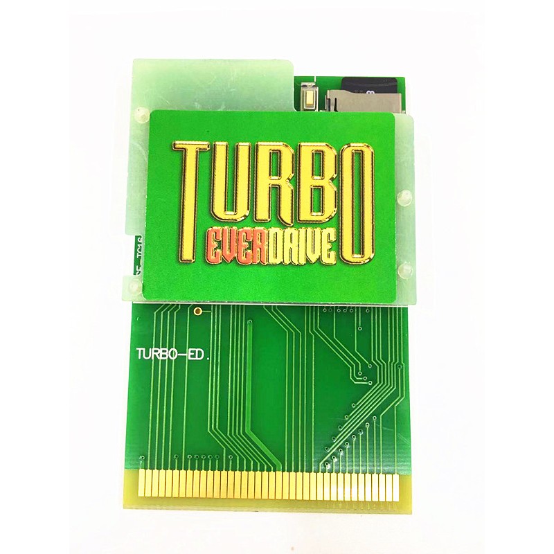 การ์ดเกมคอนโซลเครื่องยนต์ PCE TURBO 600 IN 1 รองรับมือถือ everdrive ...