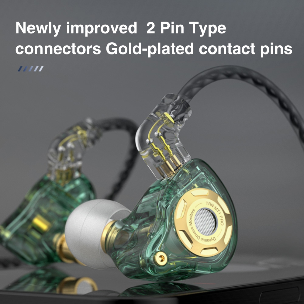 Faaeal TRN MT1 Pro HIFI หูฟังอินเอียร์ 1DD ไดนามิกไดร์ฟ HI-FI เบสโลหะ ...