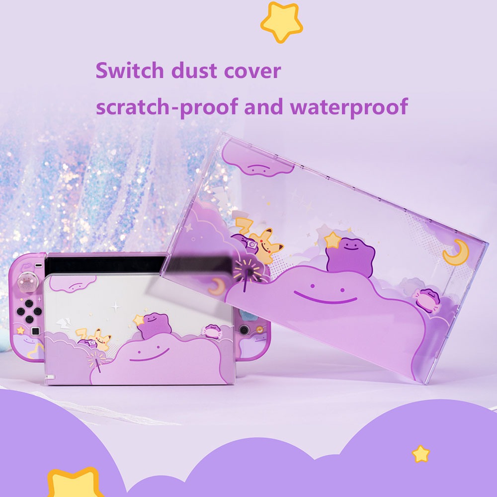 Geekshare กล่องเคสแข็ง ลาย Pokemon Ditto JOY-CON ป้องกันฝุ่น สําหรับ ...