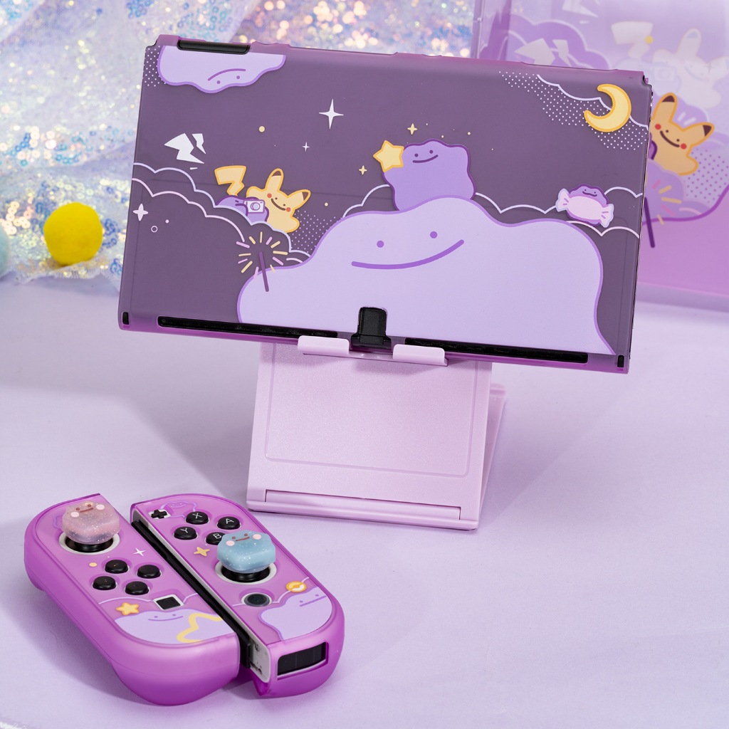 Geekshare กล่องเคสแข็ง ลาย Pokemon Ditto JOY-CON ป้องกันฝุ่น สําหรับ ...