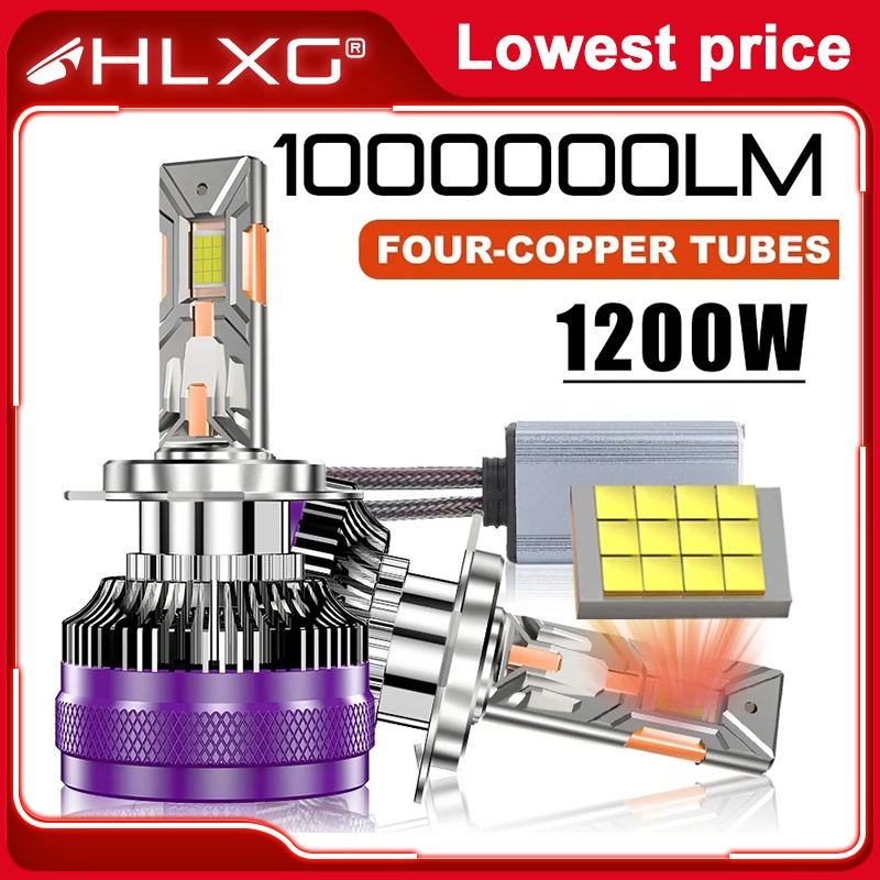 ซุปเปอร์ไบรท์ H7 H11 H4 Canbus ไฟหน้า 1000000LM 9084 CSP LED ไฟตัดหมอก H1 H8 H9 9005 9006 HB3 ...