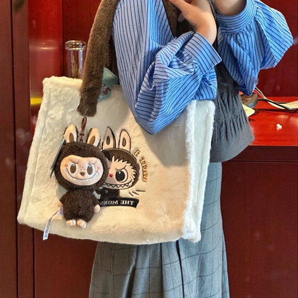 QIANLUO สินค้าใหม่ Pop Mart Labubu กระเป๋าสะพายข้าง 2024 NEW คุณภาพดี ...