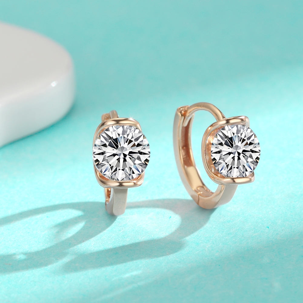 หรูหรา 1 1CT Moissaite ต ่ างหู 100 - S925 เงินสเตอร ์ ลิงเครื ่ องประดับผู ้ หญิงงานแต ่ งงาน ...