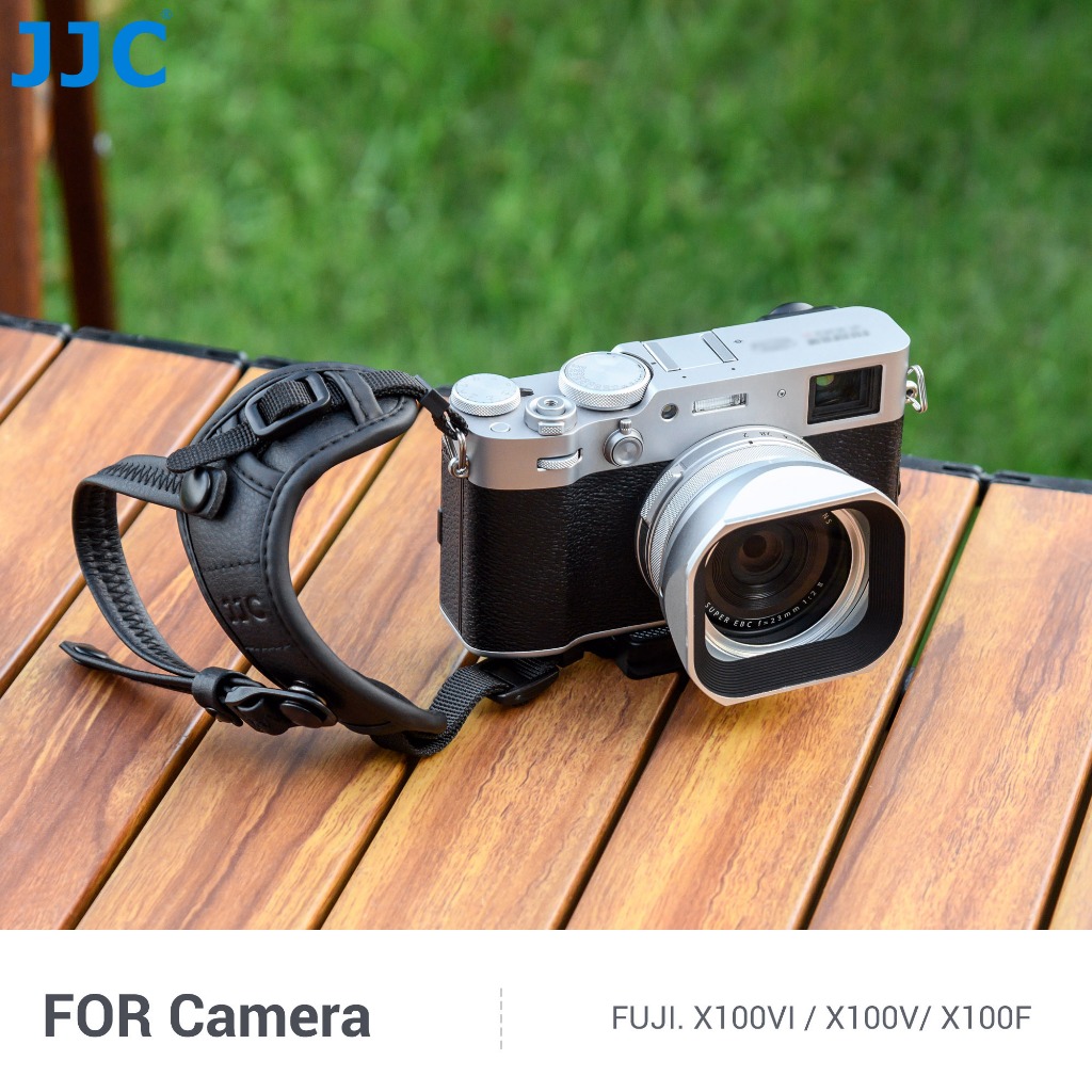 JJC Lens Hood เลนส์สําหรับ Fuji Fujifilm X100VI X100V X100F กล้องกรองอะแดปเตอร์แหวนติด 49 มม. ...
