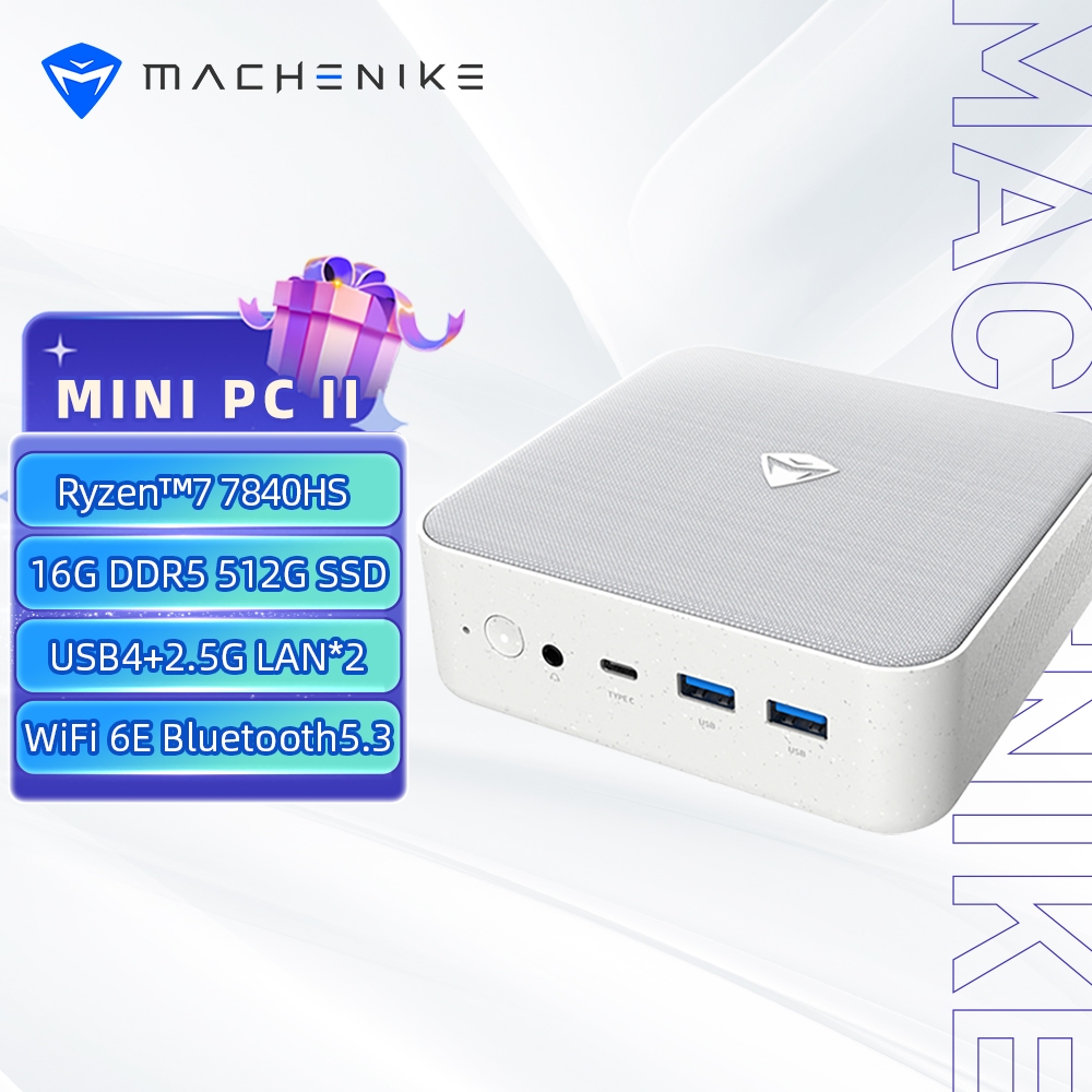 Machenike Mini PC II Intel i7-13620H, AMD Ryzen7 7840HS, AMD Ryzen5 6600H 16G DDR5 RAM 512G SSD ...