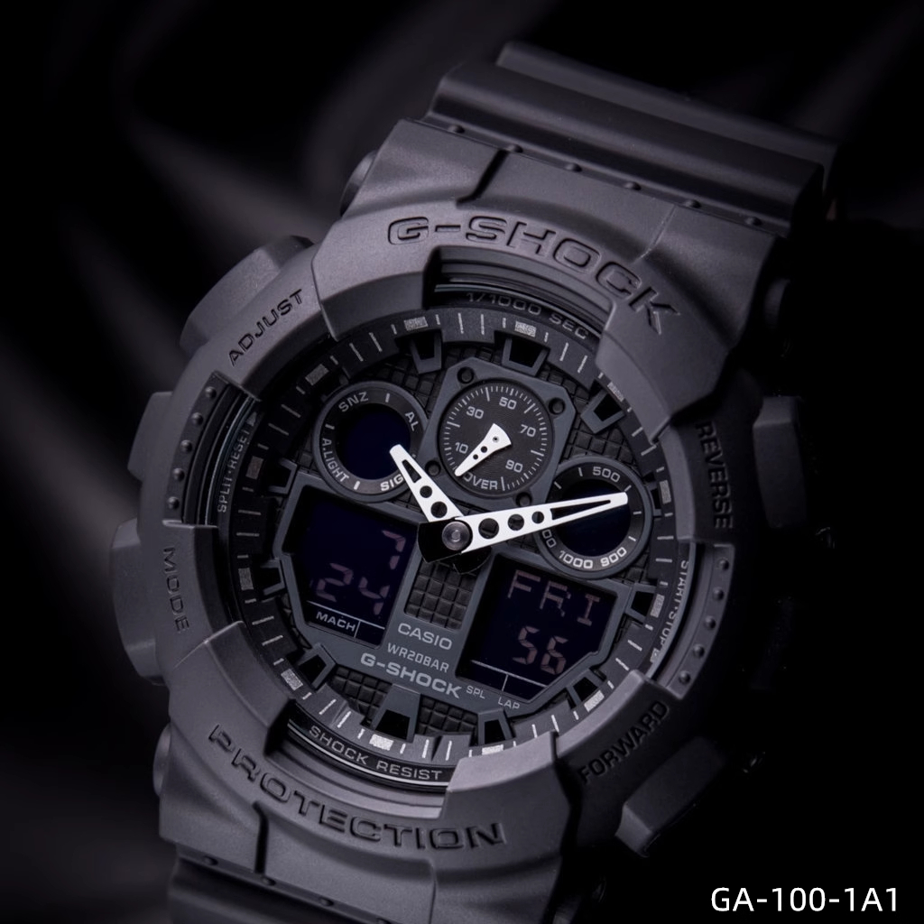 นาฬิกาผู้ชาย GA-100 GA-110 Series นาฬิกาข้อมือควอตซ์กันน้ํา Auto Light - Fashion_style.th - ThaiPick