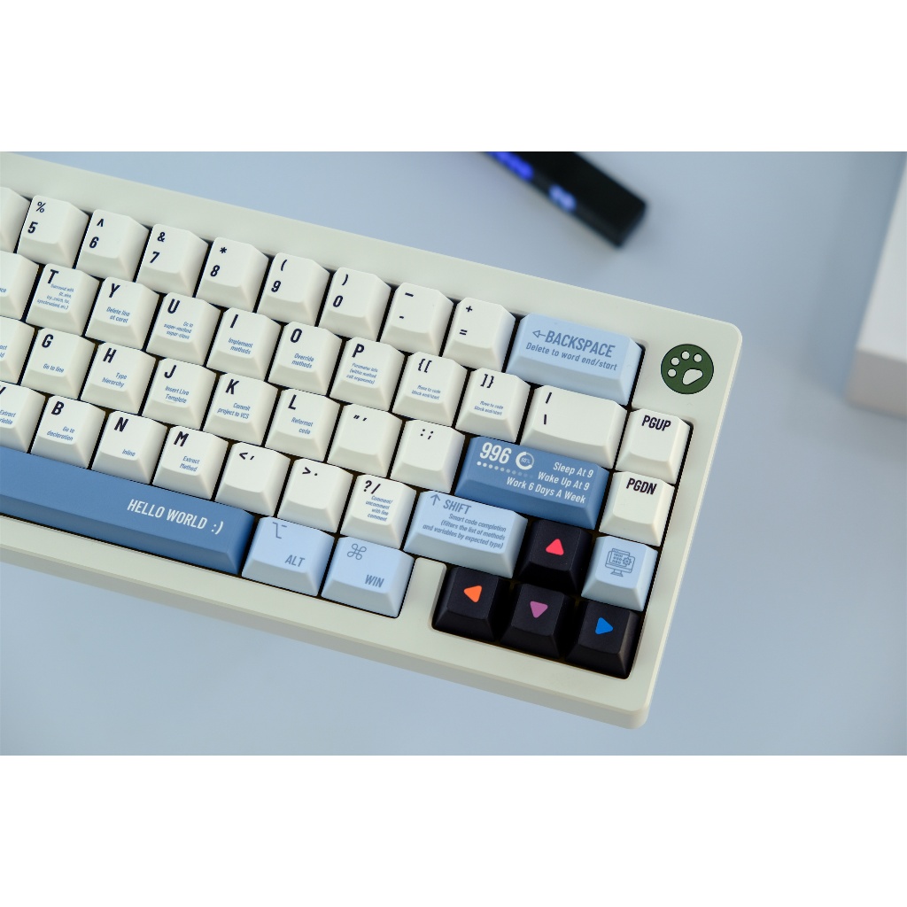 Gmk Programmer Keycaps 129 คีย์ PBT Cherry Profile DYE-SUB ส่วนบุคคล ...