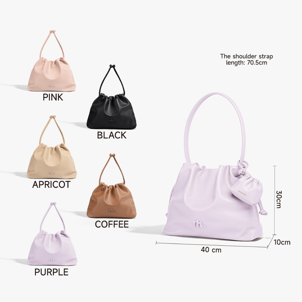 MOSSDOOM Danica Bag กระเป๋าสะพายไหล่ผู้หญิงความจุขนาดใหญ่ที่เรียบง่ายและทันสมัย - MOSSDOOM ...