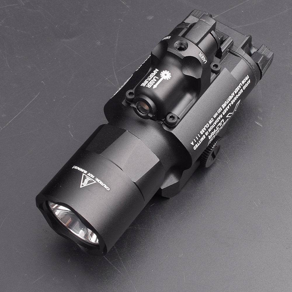 Airsoft Surefir X400U Ultra Led Handgun Flashlight with Green Laser ...