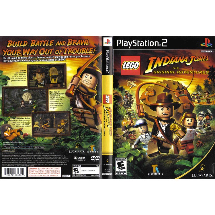 LEGO INDIANA JONES [PS2 US : DVD5 1 Disc] | Shopee Thailand
