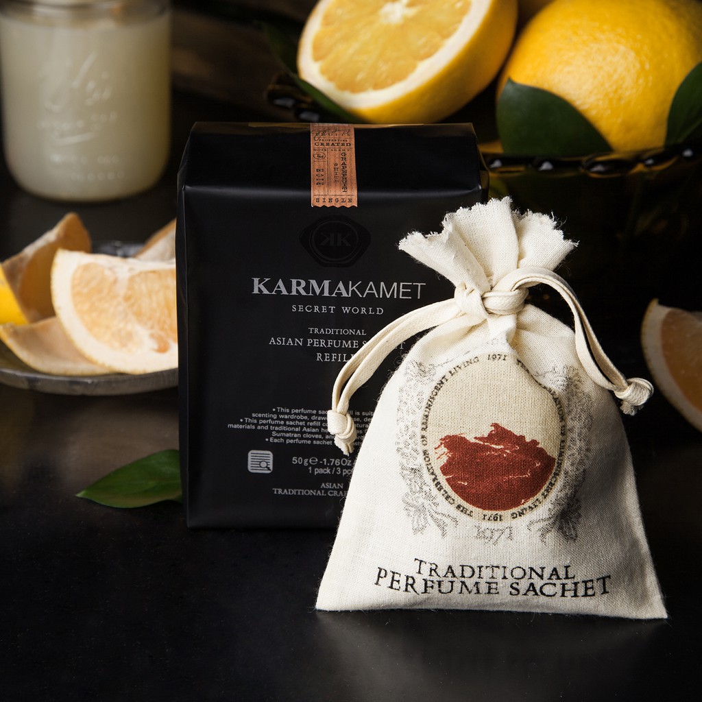 KARMAKAMET Traditional Asian Perfume Sachet Refills คามาคาเมต ถุงหอม ...