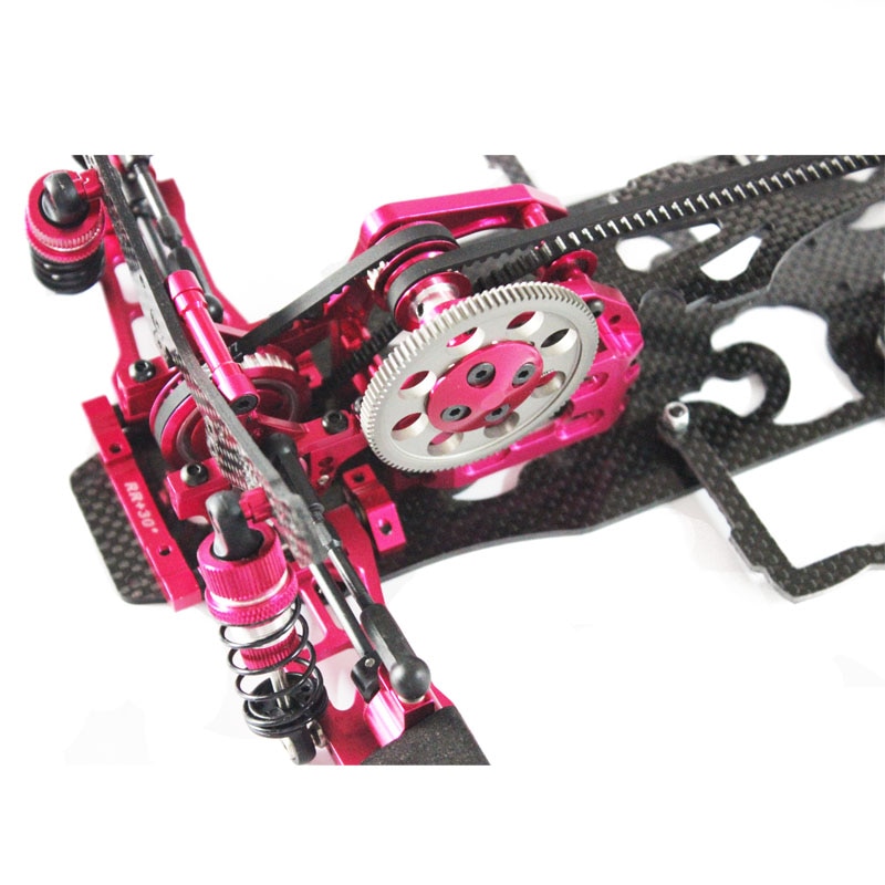 110 SAKURA D4 RWD E Drift Racing Car Frame Body Kit Alloy Carbon Two ...