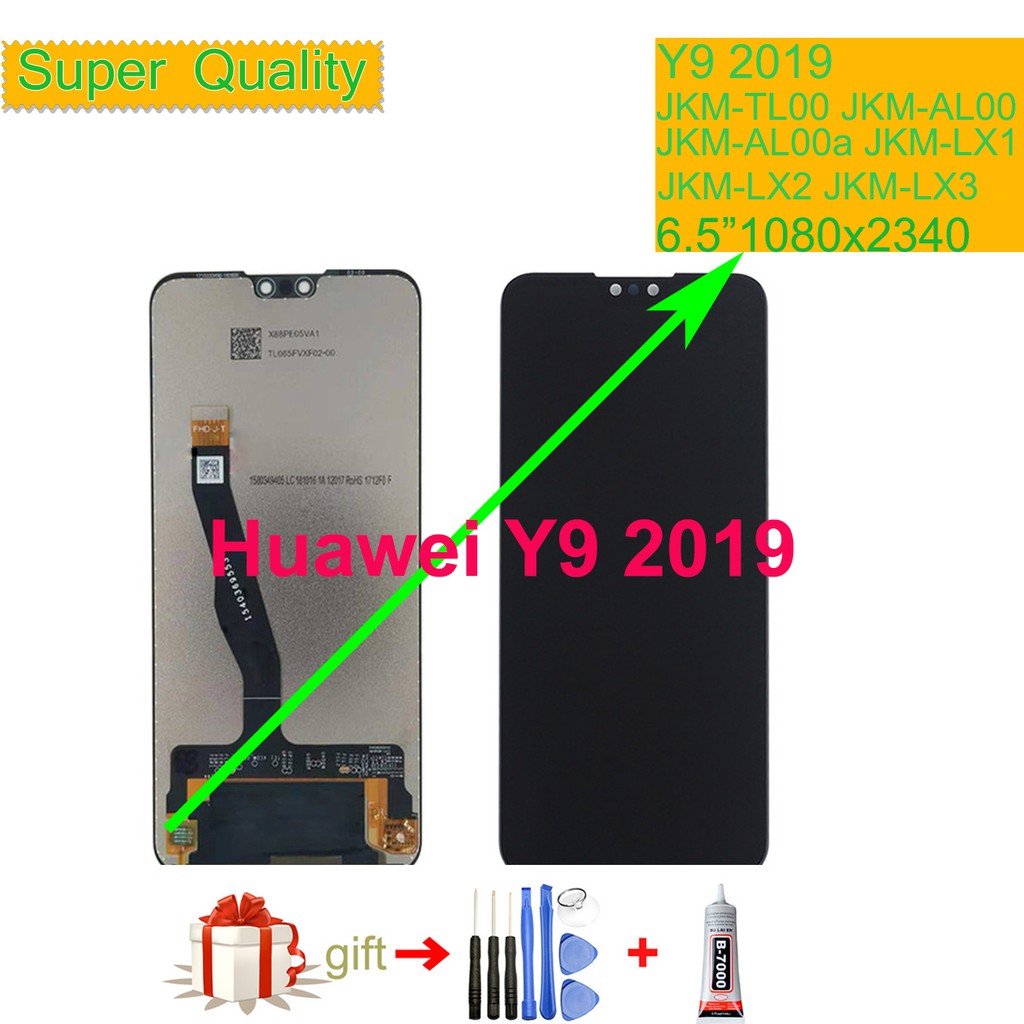 กรอบหน้าจอสัมผัส Huawei Y9 2019 Lcd - htcssll.th - ThaiPick