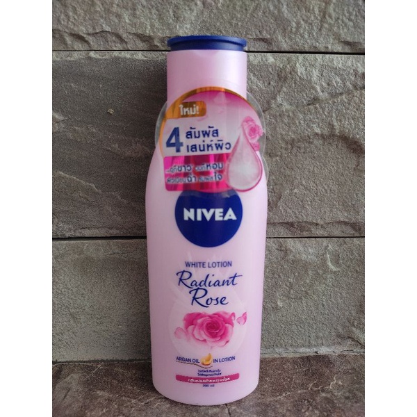 NIVEA WHITE LOTION Radiant Rose นีเวีย เรเดียนท์ โรส ไวท์ โลชั่น 200 มิ ...