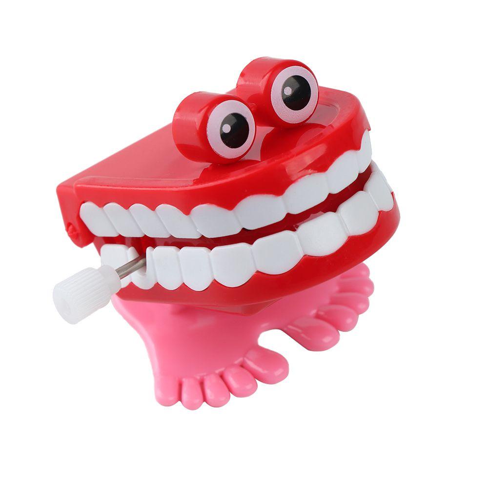 CORDELL Gifts Clockwork Toy Mini Walking Teeth Shape Wind Up Clockwork ...