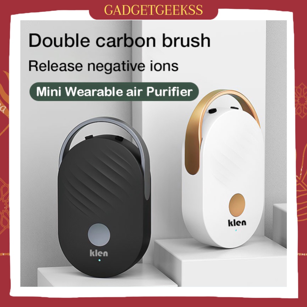 Klen เครื่องฟอกอากาศ สร้อยคอ ไอออนไนเซอร์ ขนาดเล็ก แบบพกพา ...