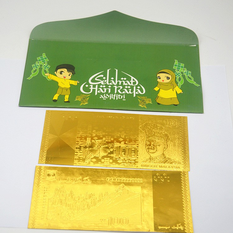 6pcsset Hari Raya Gold Notes Sets SELAMAT HARI RAYA AIDILFITRI RedGreen ...