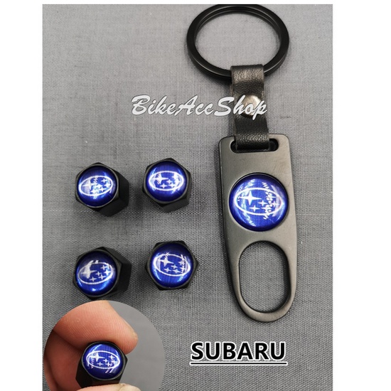 Subaru Logo Car tire Valve Air Cap for xv forester impreza lagacy brz ...