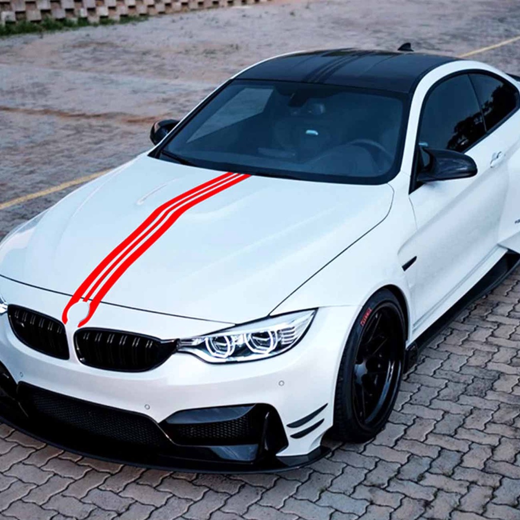 1 Set Car Hood Sticker Trunk For BMW M3 M5 M6 E46 E90 E60 E70 F30 F10 ...