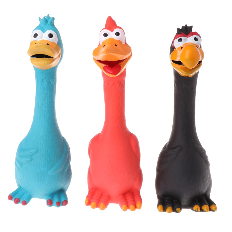 Wmmb ขายดี ของเล่นสัตว์เลี้ยง ไก่กรีดร้อง น้ํายาง มีเสียงแหลม สําหรับ ...