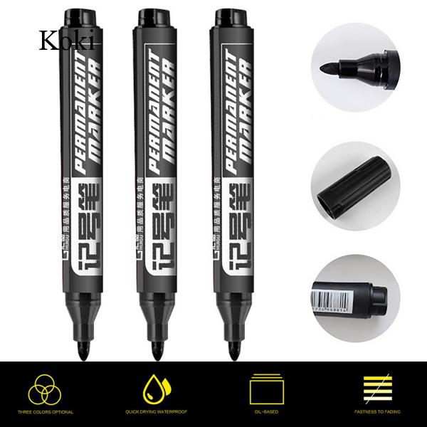 Koki 10pcs Fade Resistant Bullet Tip Permanent Markers Pen Set for ...