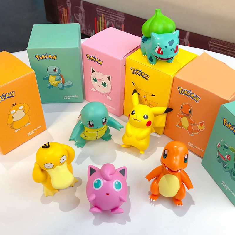อะนิเมะ รูปอะนิเมะ POKEMON Charmander Cleffa Pikachu Bulbasaur Squirtle ...