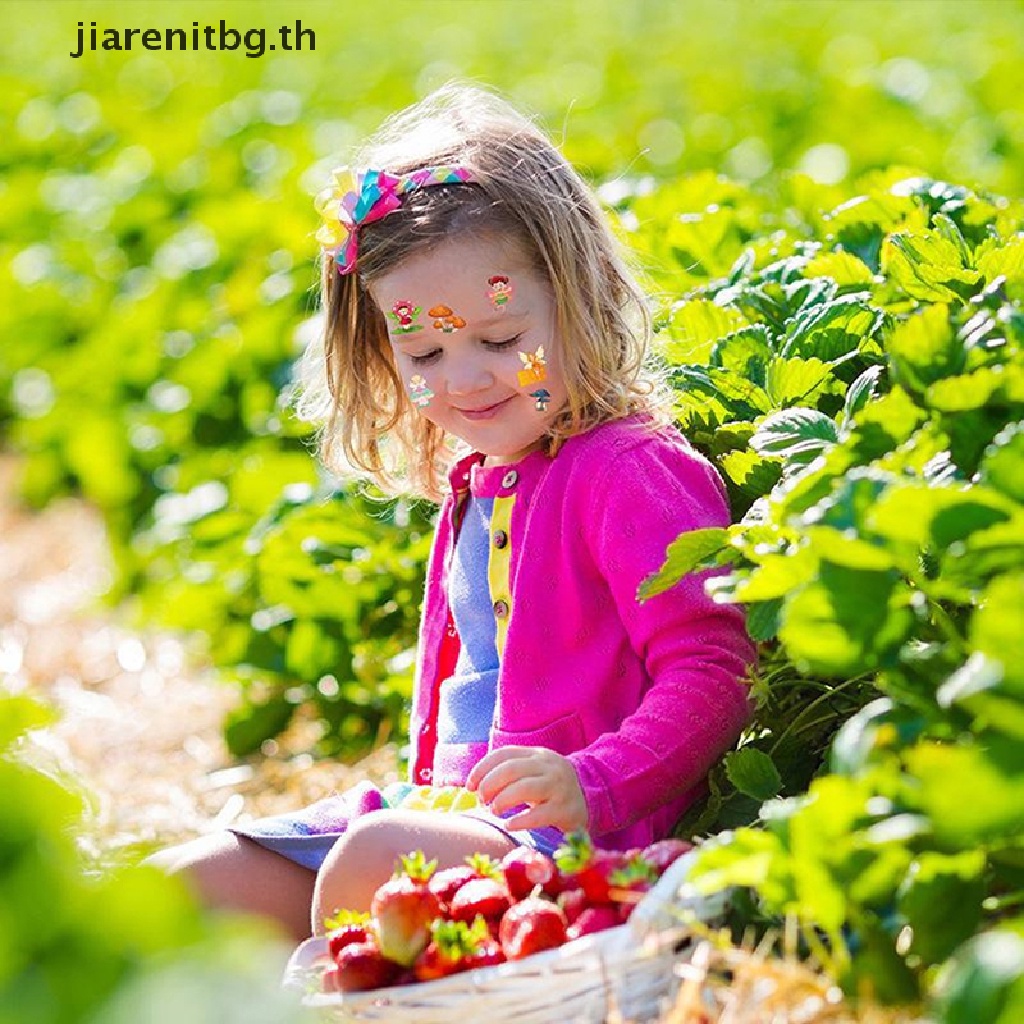 Renbg แผ่นสักลายผีเสื้อ ดอกไม้ ฝน 10 แผ่น TH - jiarenitbg.th - ThaiPick