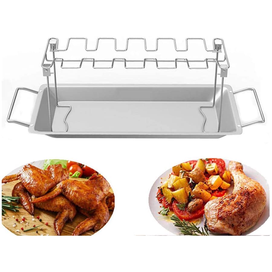 Collapsible Roasted Chicken Rack Holder 304 Stainless Steel Homeself ...
