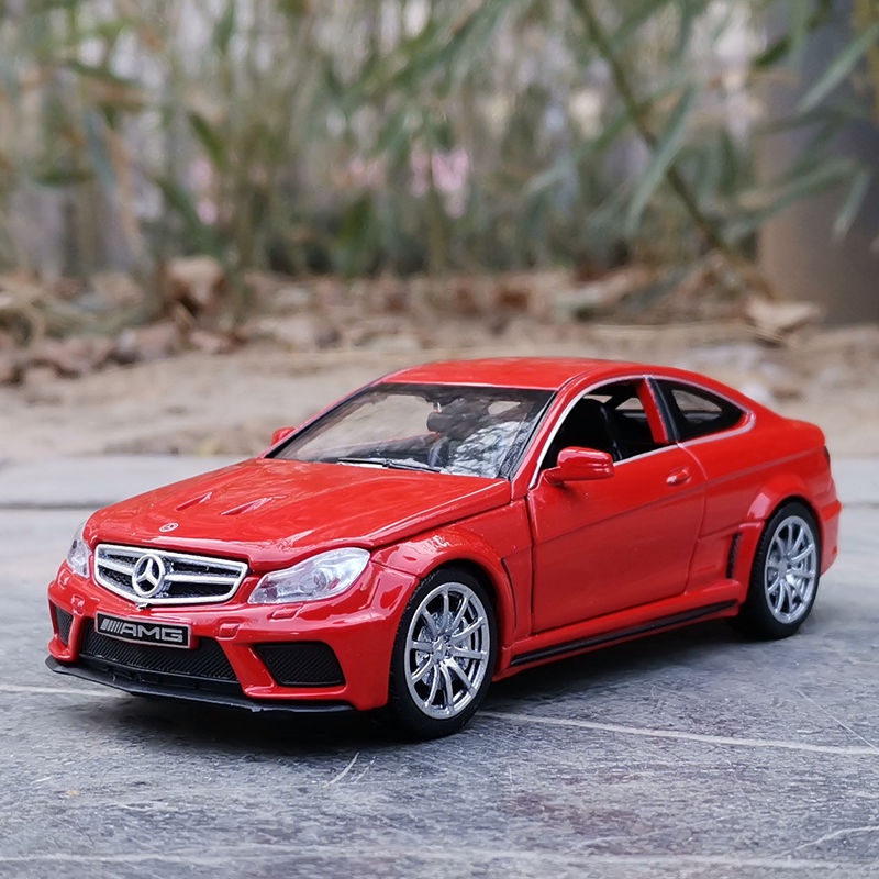 JIAYE 132 Mercedes Benz C63 AMG four door acoustooptic return force toy ...