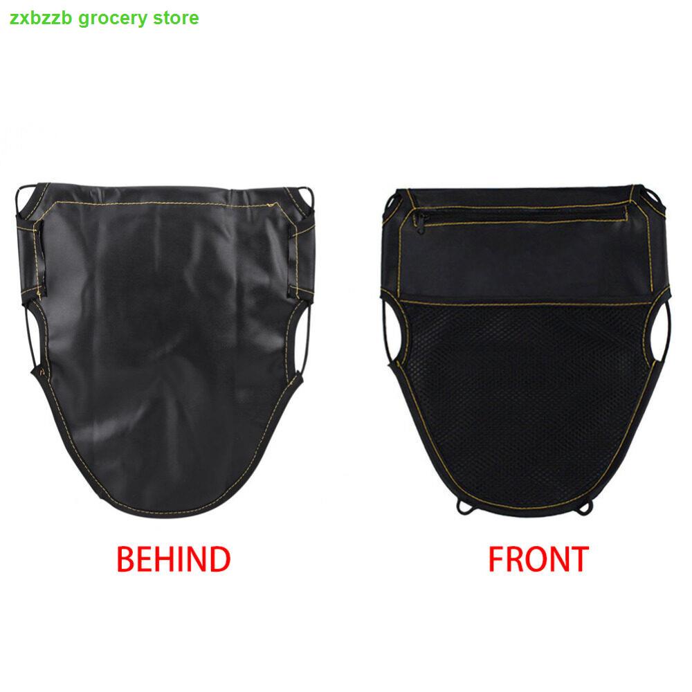 MileRush 1x Universal Scooter Underseat Organizer Bag Pocket PU Leather ...