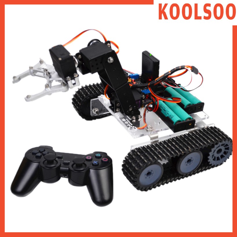 [KOOLSOO] Manipulator DIY 4-Dof PS2 Remote Control Handle Robot Tank ...
