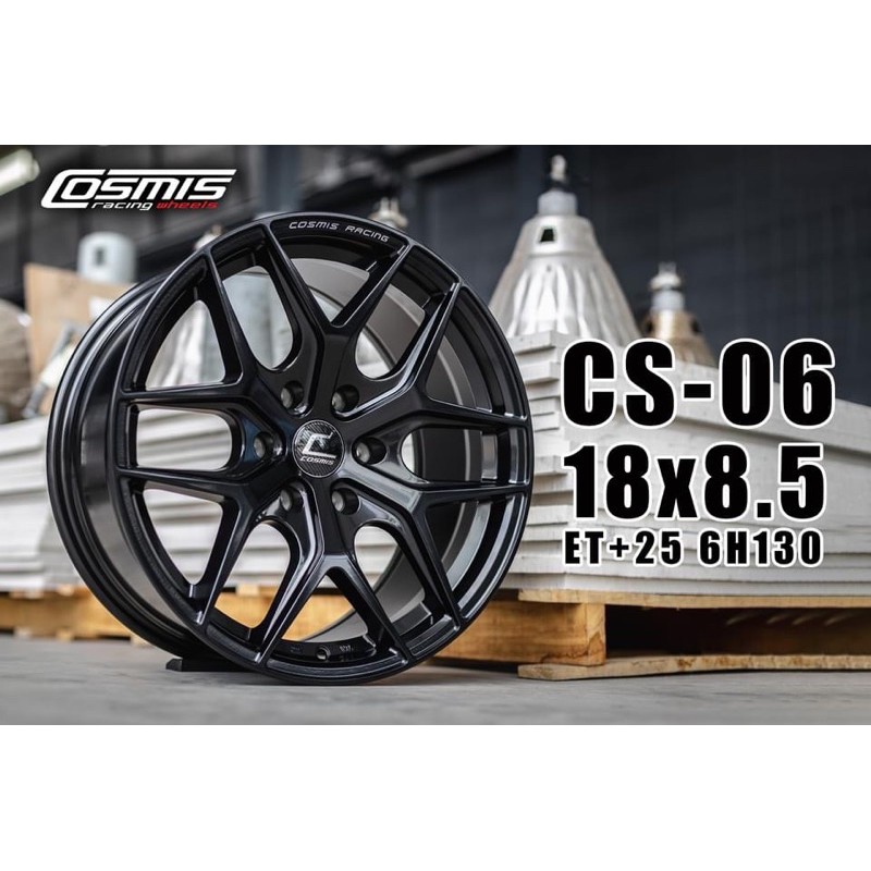 ล้อแม็กซ์ Cosmis Cs-06 รุ่นใหม่ ขอบ18 6 รู 139 เบา ทนทาน แกร่ง รับ ...